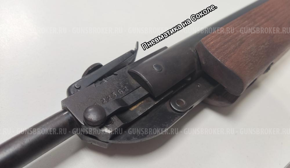Пневматическая винтовка ИЖ-38 с рычагом отпирания. СССР. купить