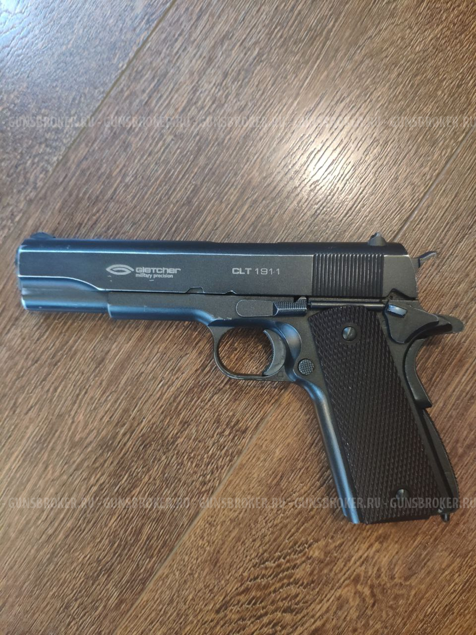 Пневматический пистолет Gletcher CLT 1911 4,5 мм купить - щёлково