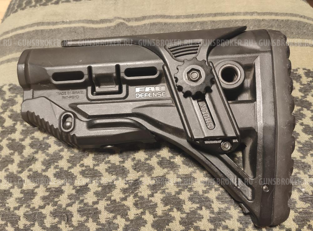 Оригинальный приклад FAB-Defense GL-SHOCK с подщечником купить